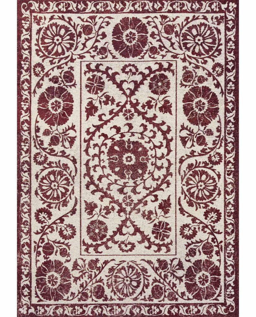 Louis De Poortere Rug, Antiquarian Zephyr 9734, Suzani design | Luxury ...